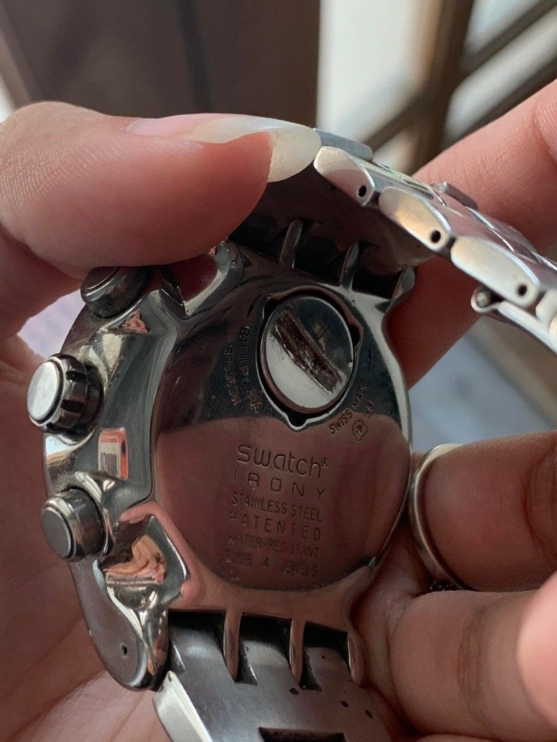 Swatch Irony V8 Chronograph, Luxury, Watches on Carousell