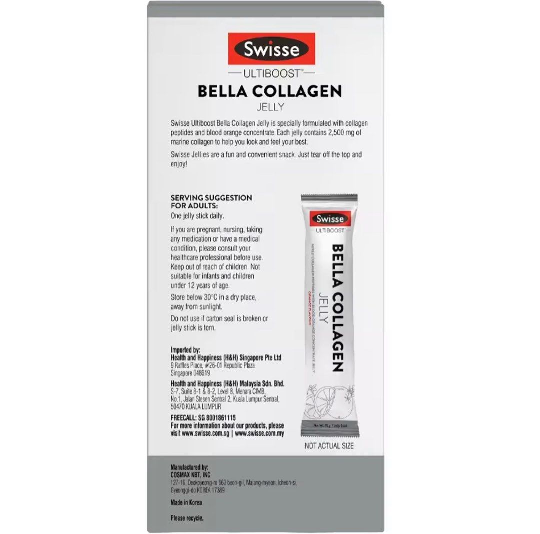 SWISSE Ultiboost Bella Collagen Jelly 10s, Health & Nutrition, Health ...