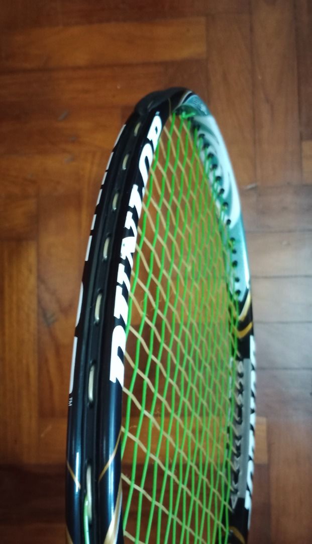 Tennis racket classic Dunlop 4D Aerogel 100 racquet, Sports Equipment ...