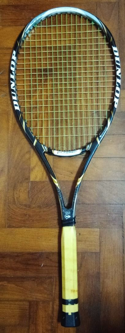 Tennis racket classic Dunlop 4D Aerogel 100 racquet, Sports Equipment ...