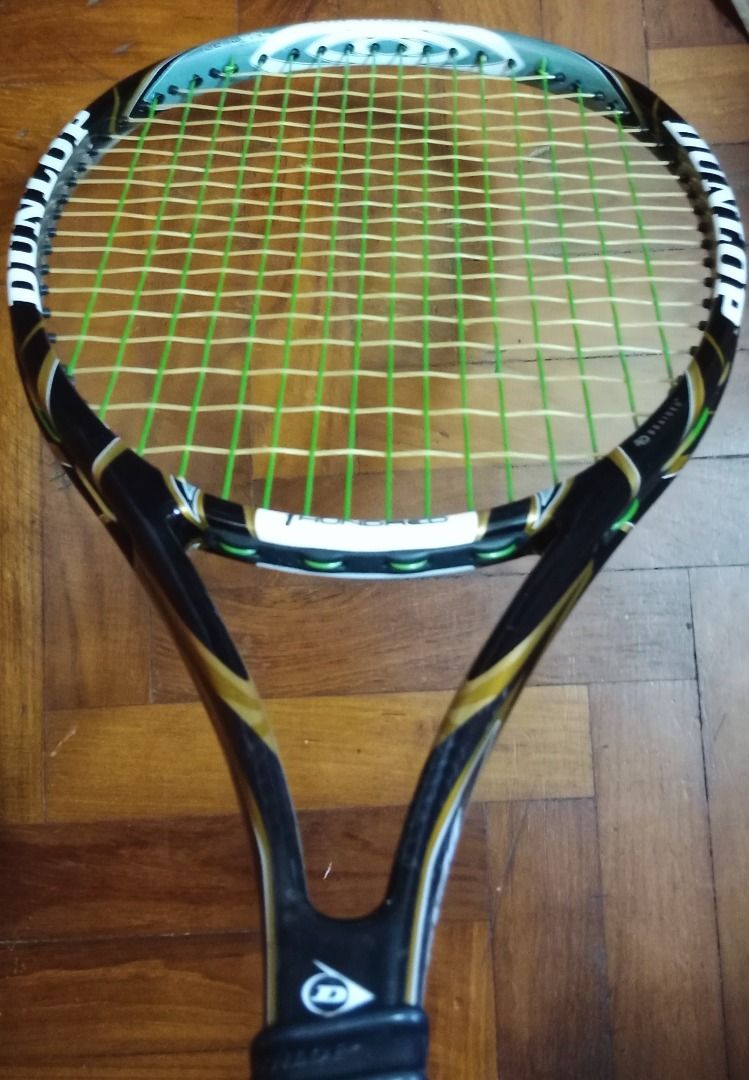Tennis racket classic Dunlop 4D Aerogel 100 racquet, Sports Equipment ...