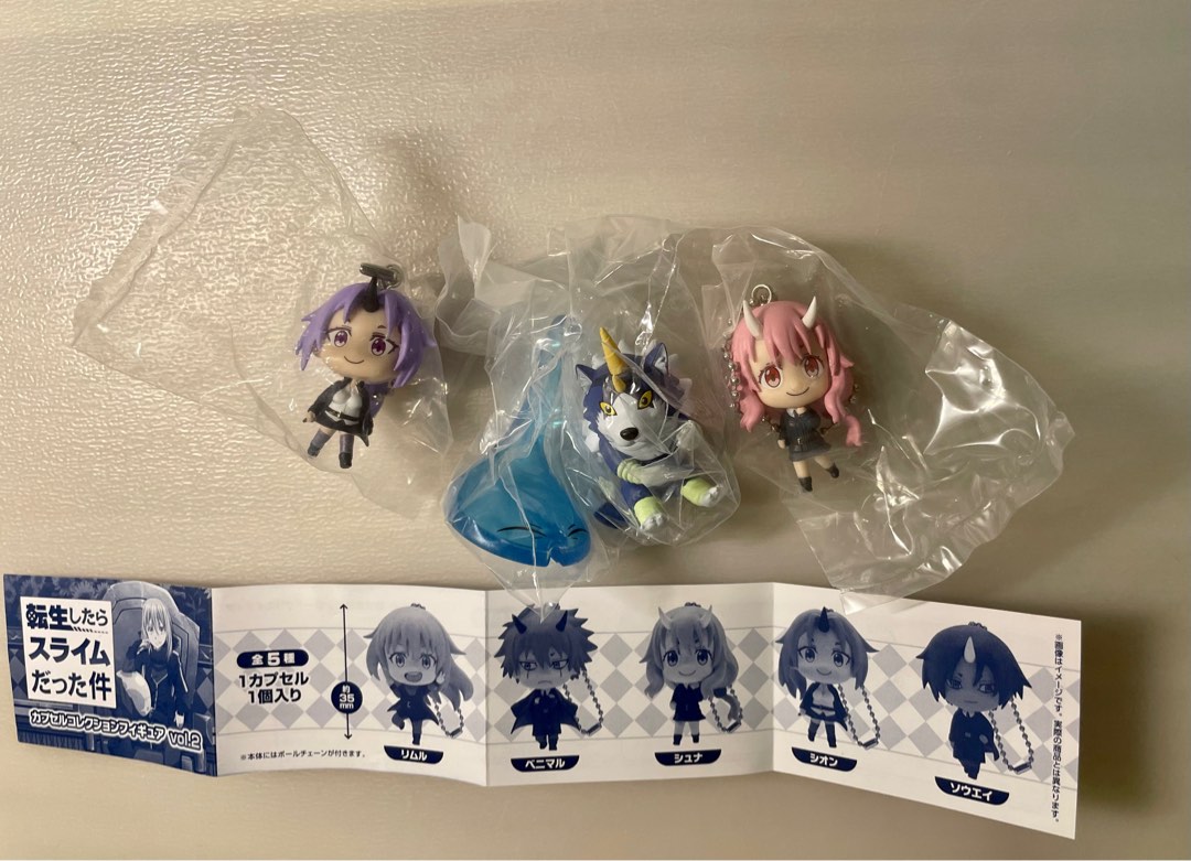 That time I got reincarnated as a slime gacha figures, Hobbies & Toys ...