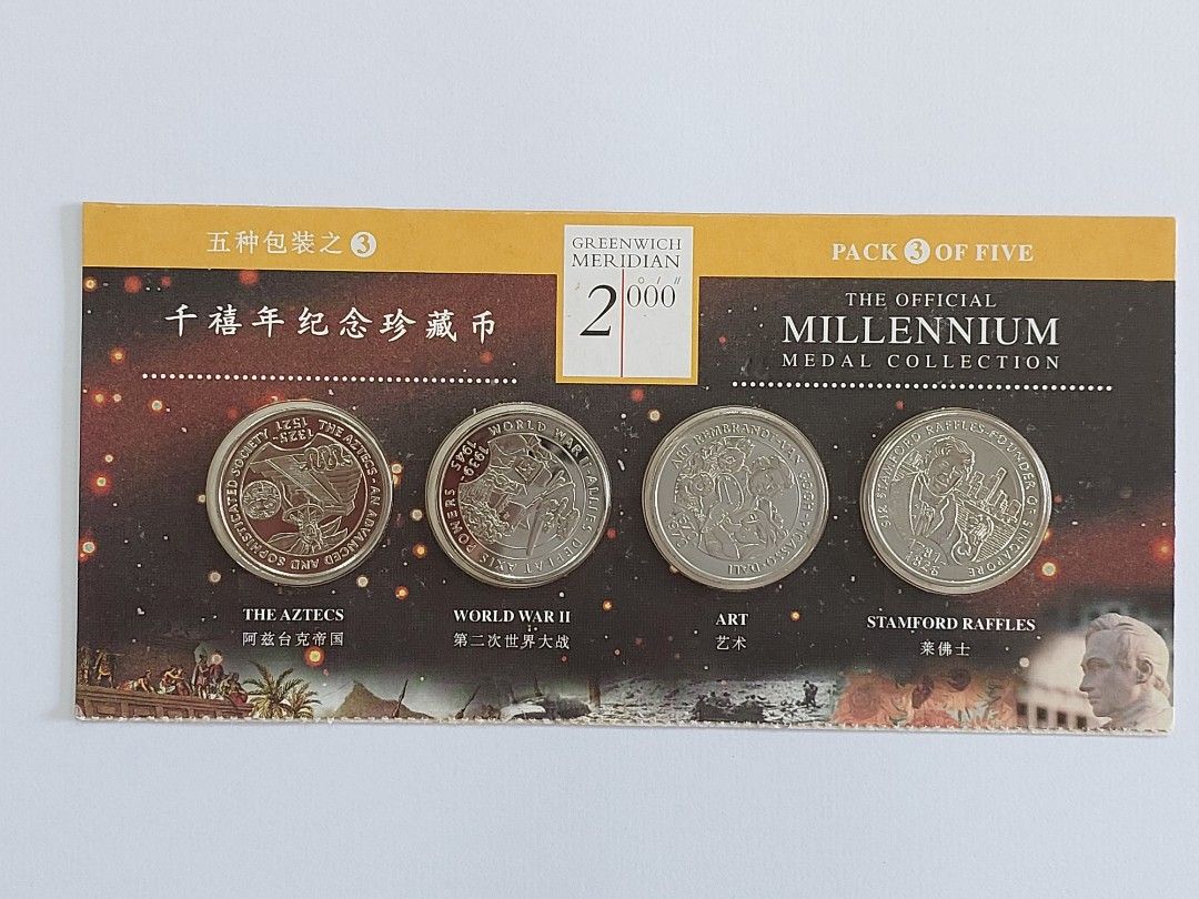The Official Millennium Medal Collection, Hobbies & Toys, Memorabilia ...
