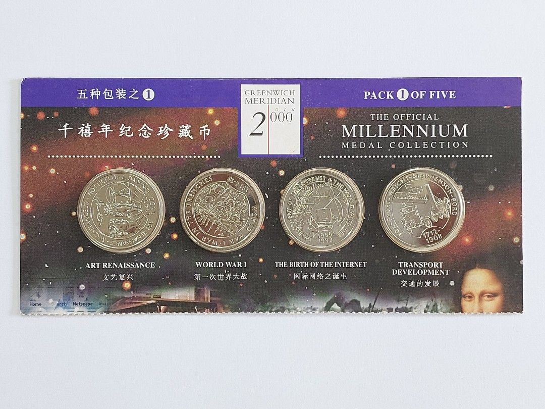The Official Millennium Medal Collection, Hobbies & Toys, Memorabilia ...