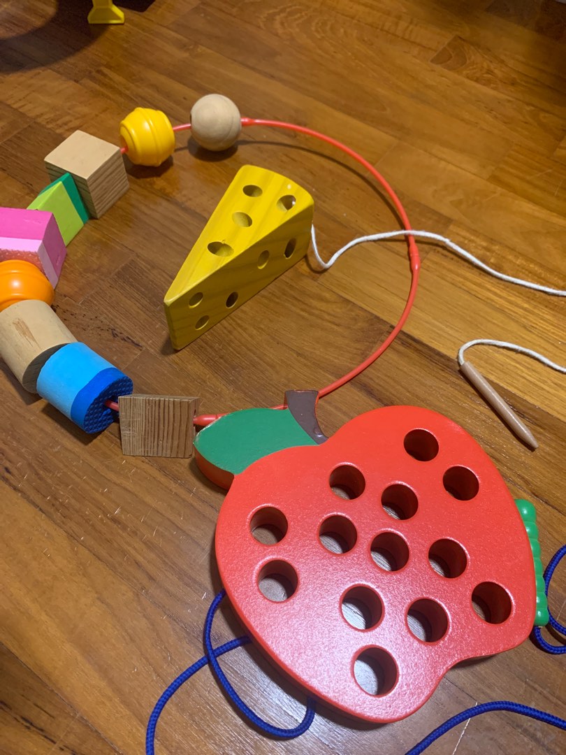 Threading toy, Babies & Kids, Infant Playtime on Carousell