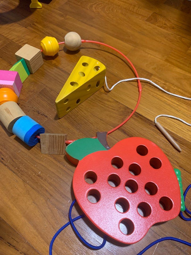 Threading toy, Babies & Kids, Infant Playtime on Carousell