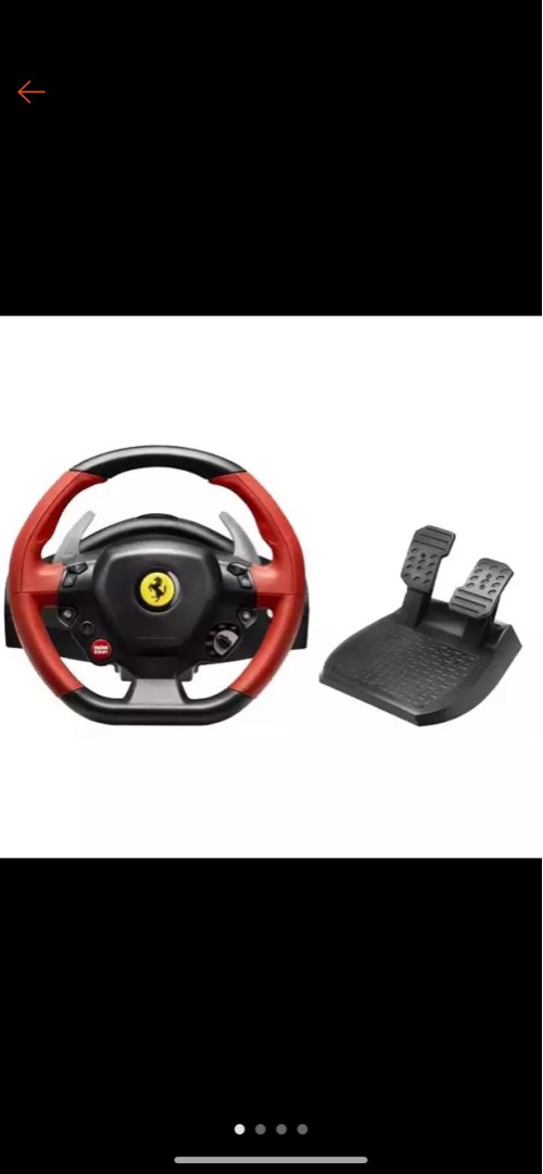 Thrustmaster Ferrari 458 Spider Racing Wheel, Video Gaming, Gaming ...