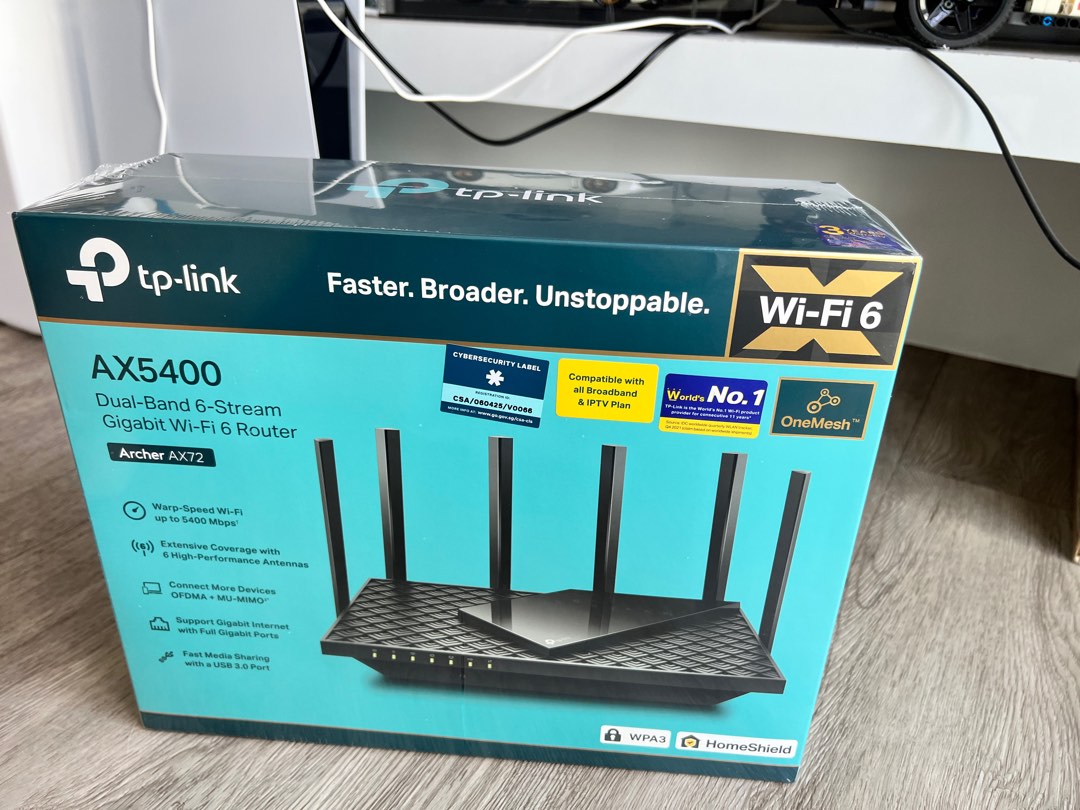 TP-link AX5400 wifi6 router, Computers & Tech, Parts & Accessories ...