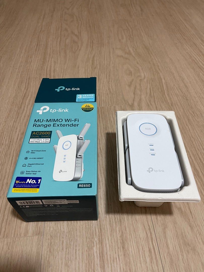 TP-Link MU-MIMO WiFi Extender RE650, Computers & Tech, Parts ...