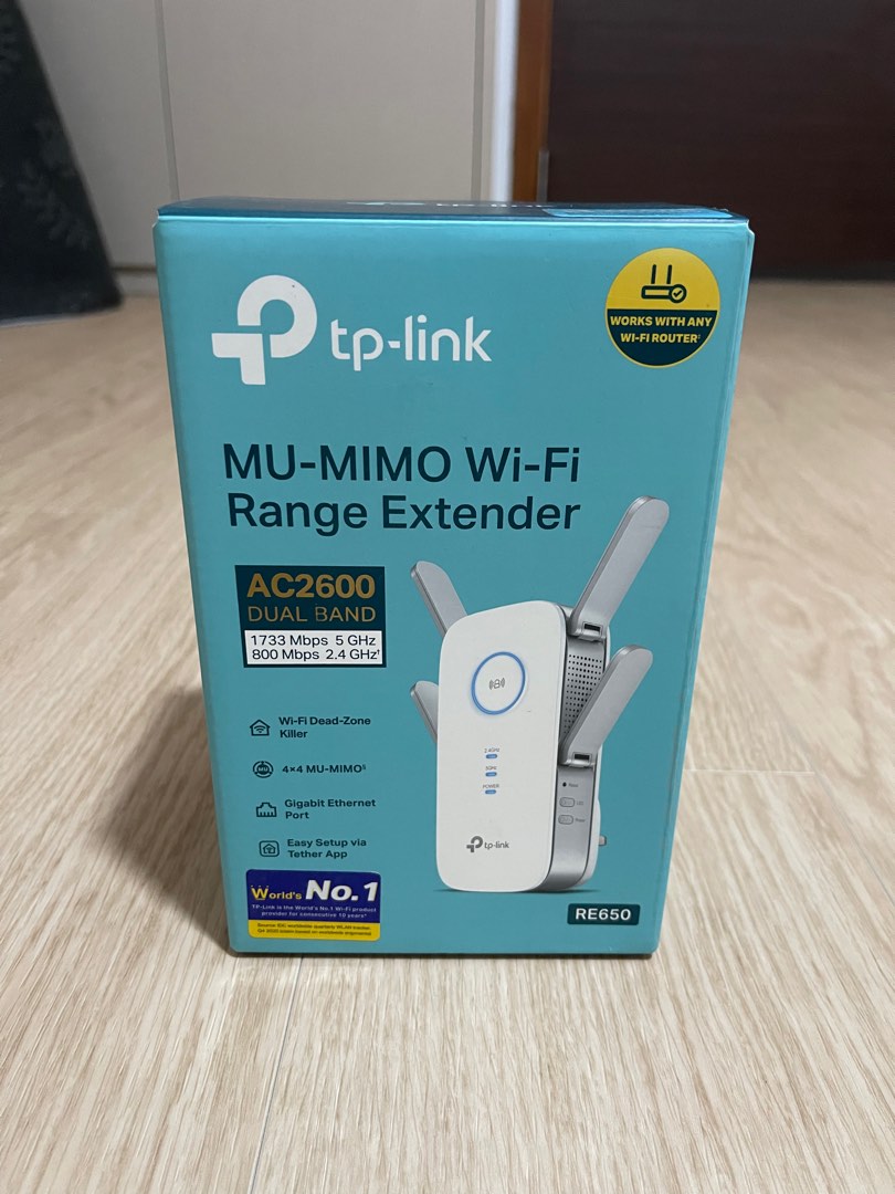 TP-Link MU-MIMO WiFi Extender RE650, Computers & Tech, Parts ...