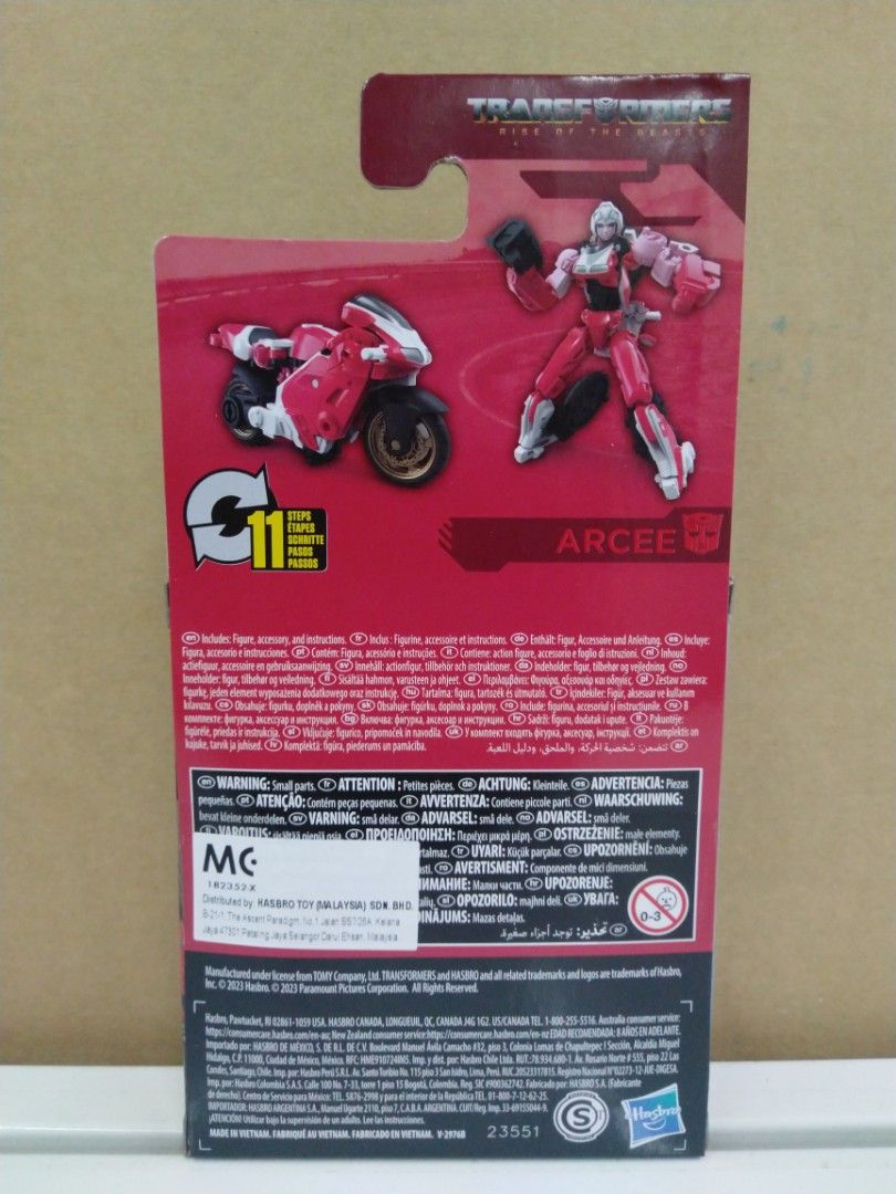 Transformers Studio Series Arcee Core Class, Hobbies & Toys, Toys ...