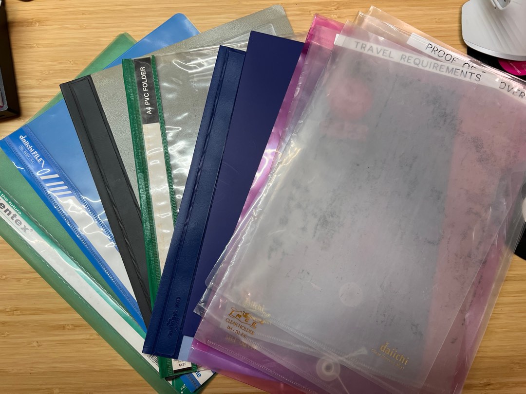 Used folders and files, Hobbies & Toys, Stationery & Craft, Stationery ...