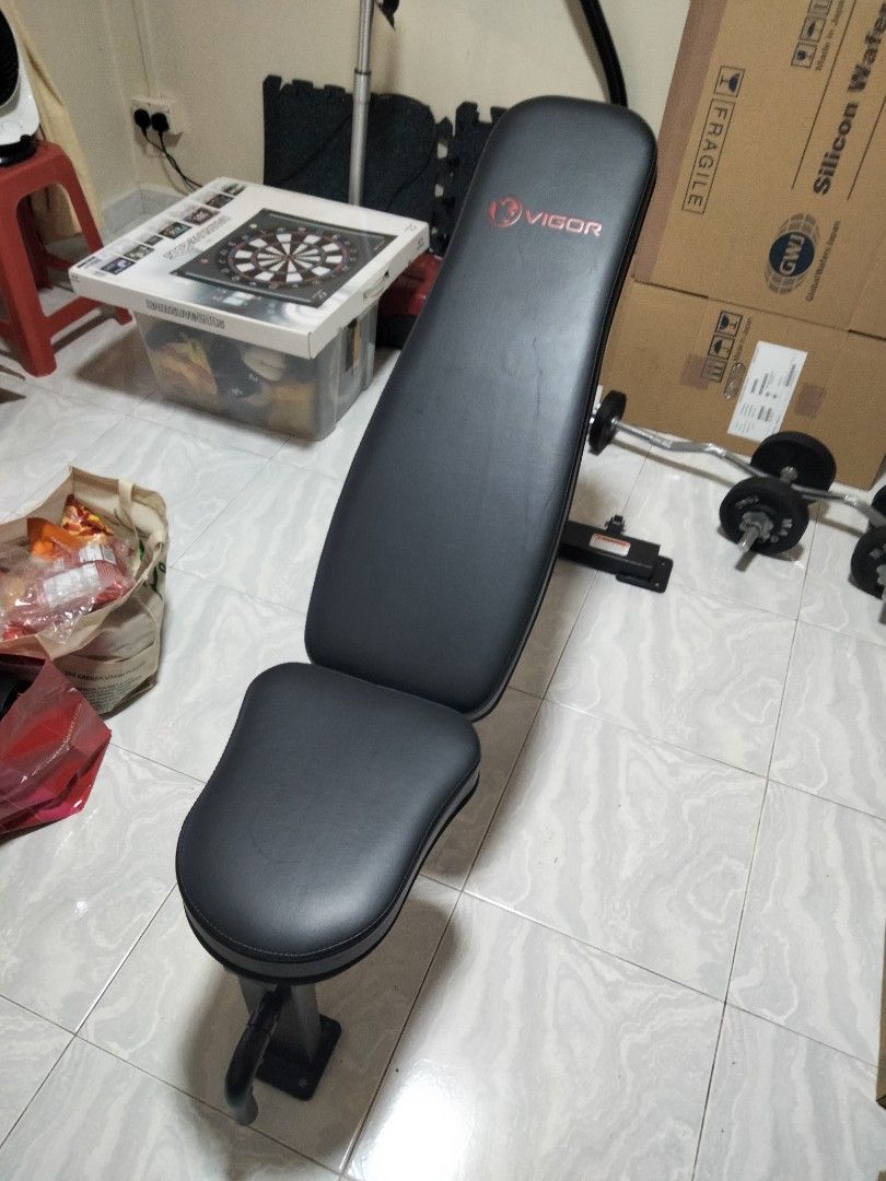 Vigor Incline Bench, Sports Equipment, Exercise & Fitness, Weights ...