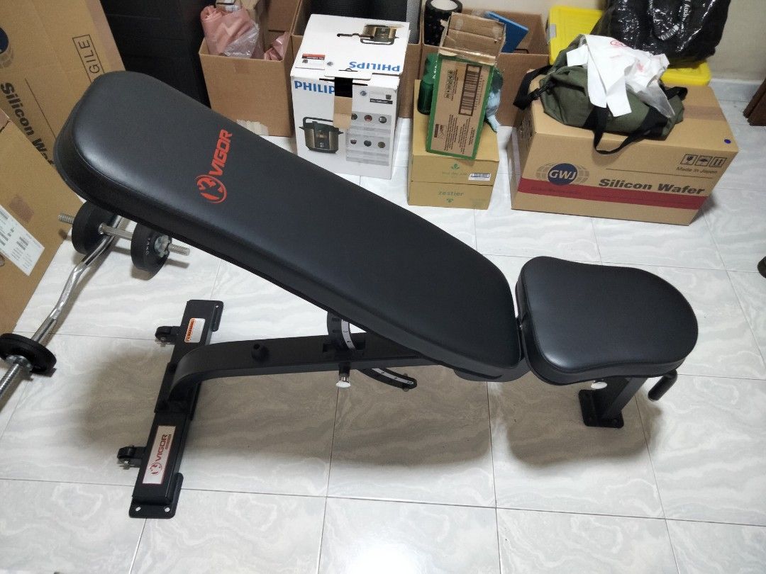 Vigor Incline Bench, Sports Equipment, Exercise & Fitness, Weights ...