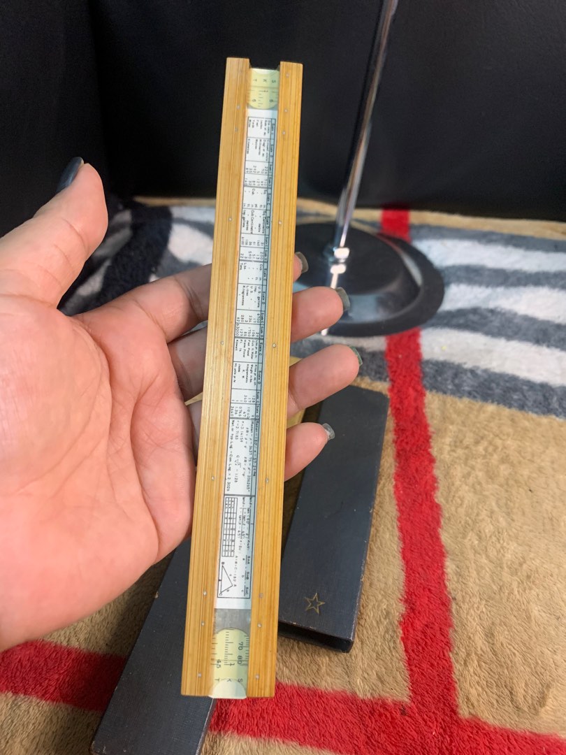 Vintage bamboo slide ruler, Hobbies & Toys, Memorabilia & Collectibles ...