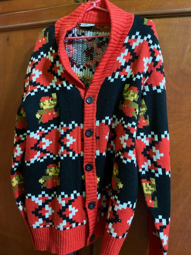 Vintage Cardigan | Super Mario Bros, Women's Fashion, Coats, Jackets ...