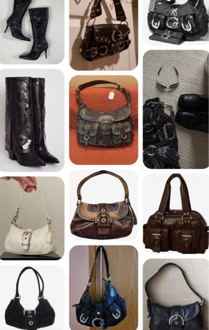 Vintage coach leather monogram wallet Pinterest y2k authentic bag ...