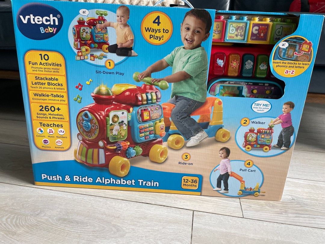 Vtech alphabet train, Babies & Kids, Infant Playtime on Carousell