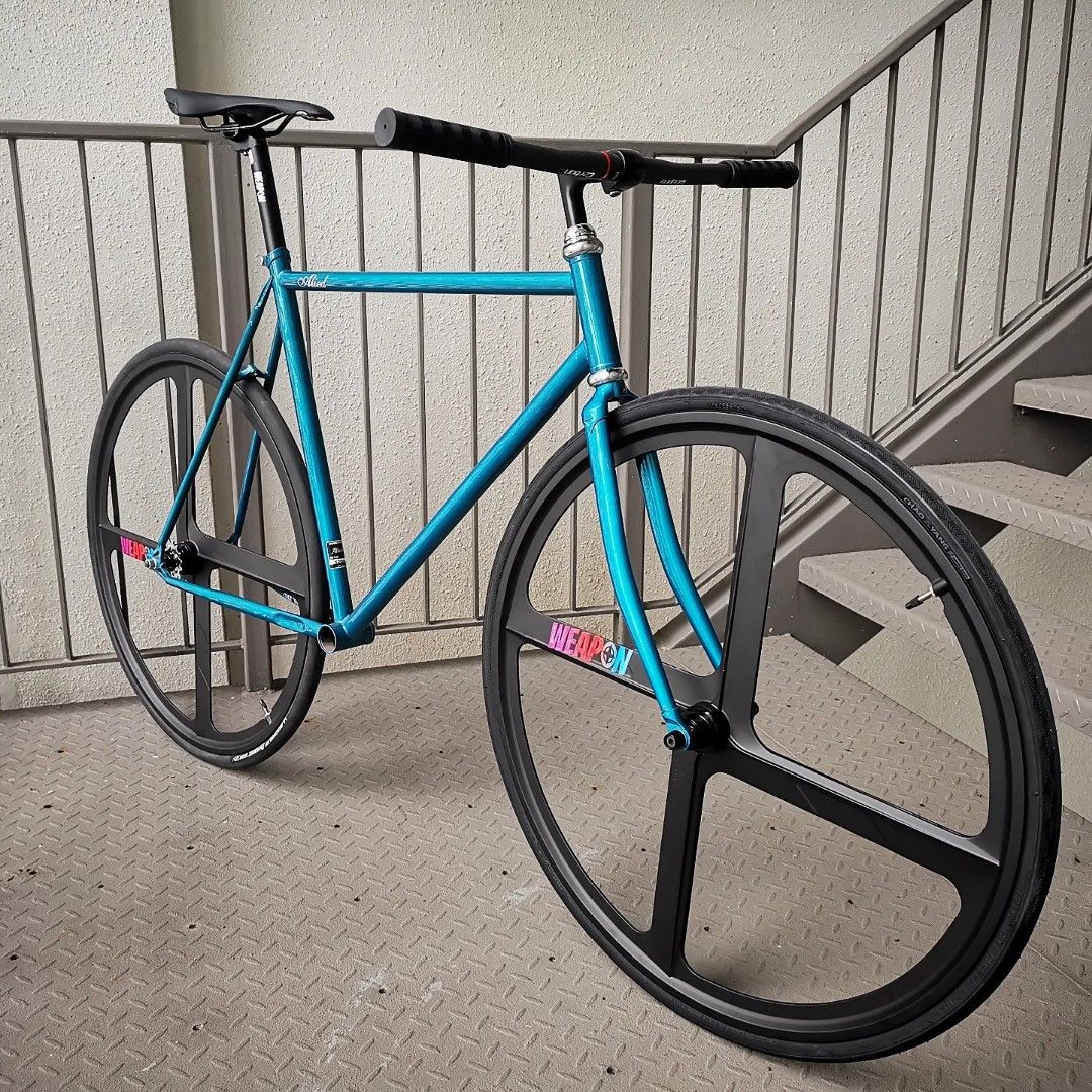 ALLOY aerospoke - WEAPON - trispoke / fourspoke / fivespoke for fixie bike / fixed gear bike ...