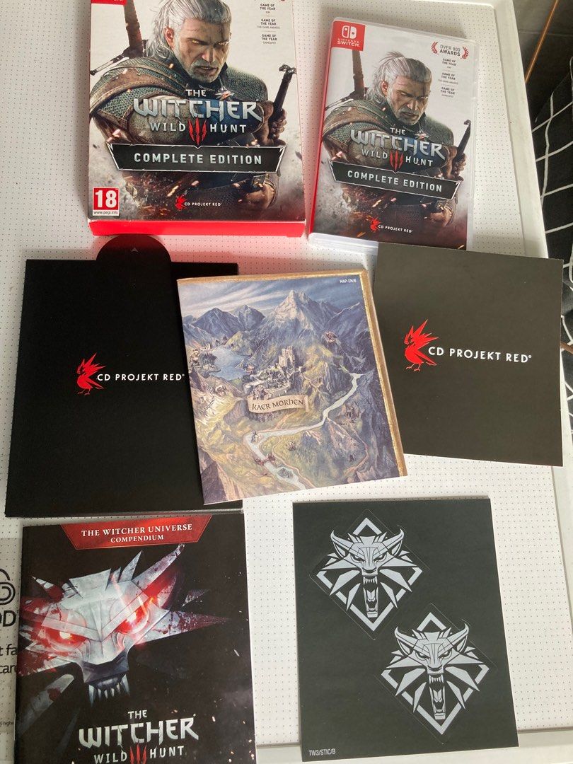 Witcher Complete Collector Edition Nintendo Switch Game, Video Gaming ...
