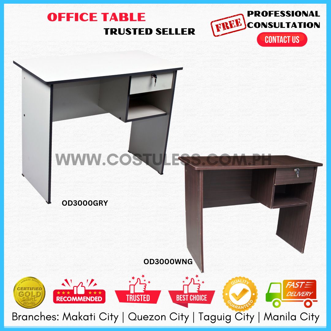 Wooden Laminated Office Table, Computer Desk, Home Furniture, Office ...