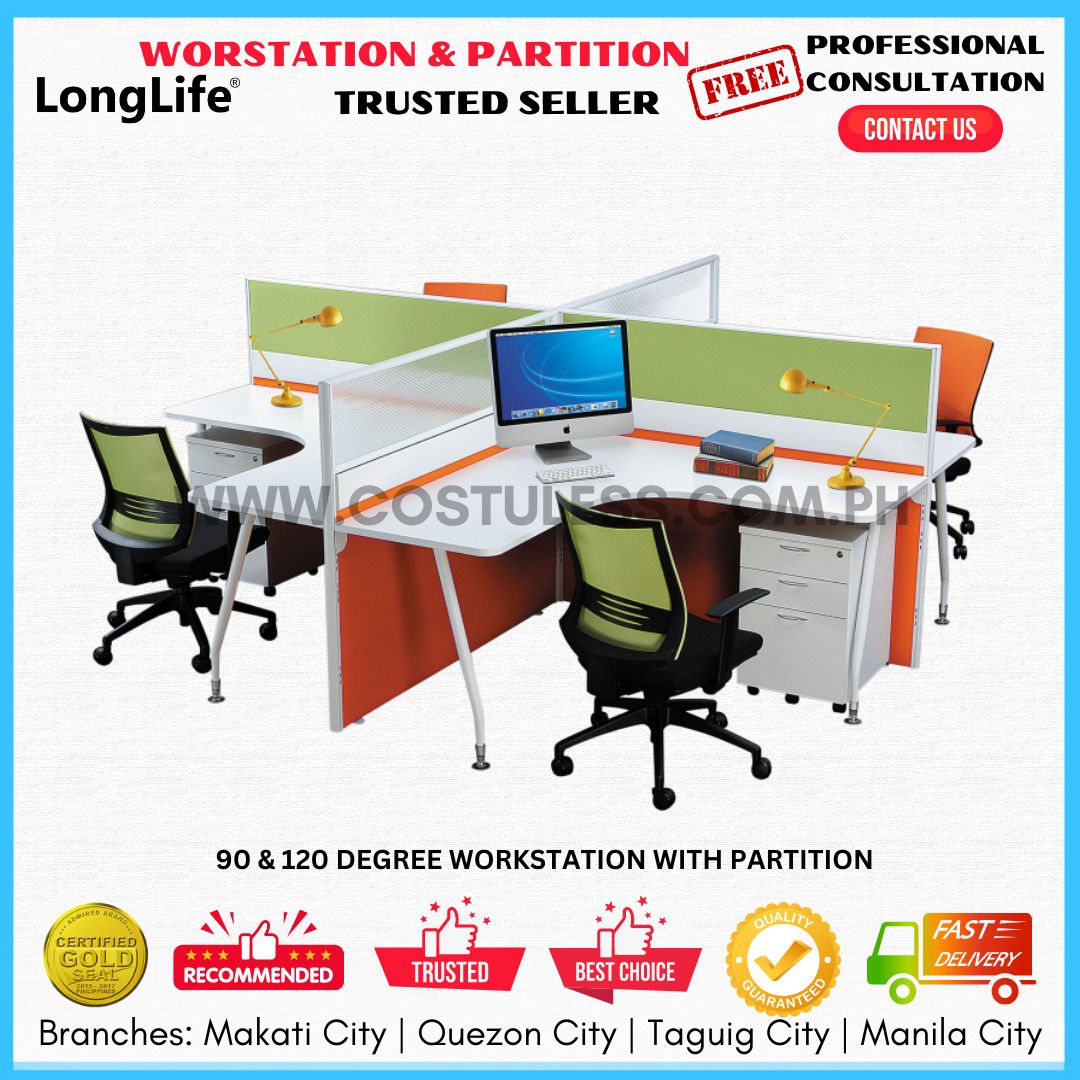 WORKSTATION & PARTITION, Customized Workstation Tables Office Partition ...