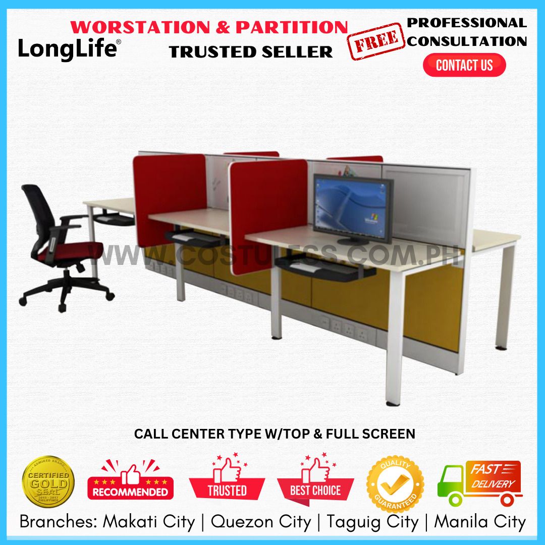 WORSTATION & PARTITION, Customized Workstation Tables Office Partition ...