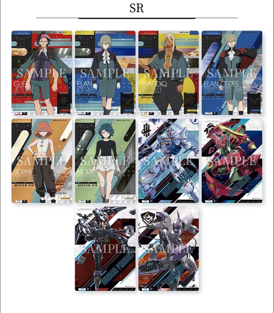 [WTS] BANDAI Carddass Gundam Card Collection The Witch from Mercury ...