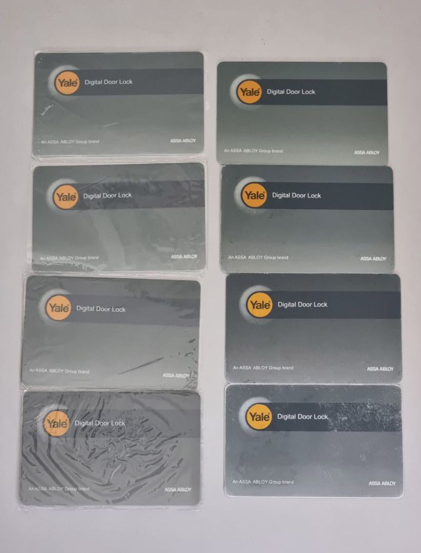 Yale digital key cards, Furniture & Home Living, Security & Locks ...