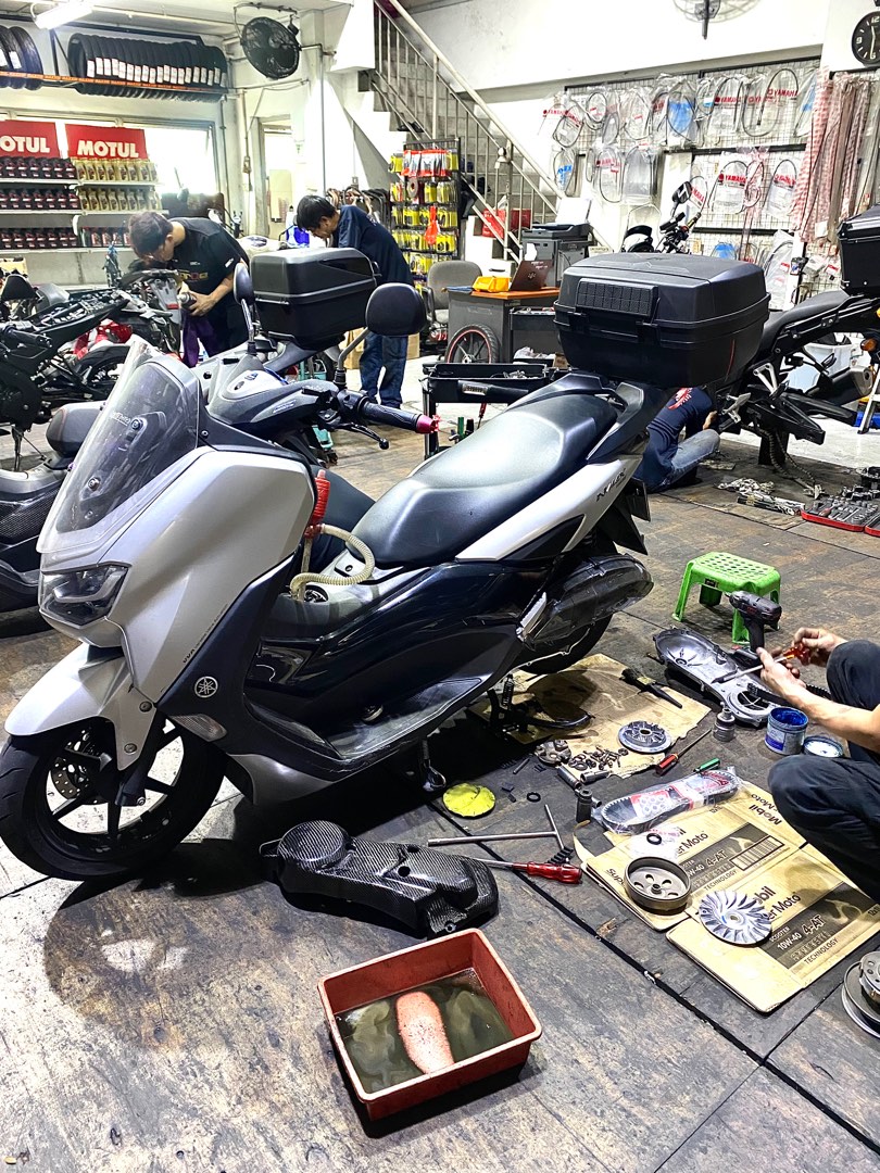 YAMAHA NMAX FULL SERVICE, Motorcycles, Motorcycle Accessories on Carousell