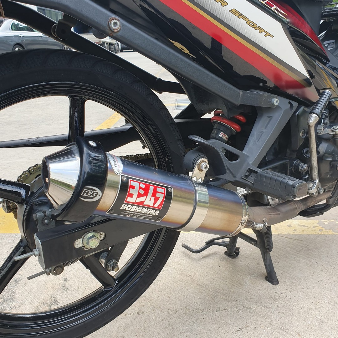 YAMAHA SPARK 135 USED T135 YOSHIMURA ROUND CONE LTA APPROVED MOTOR MOTORCYCLE MOTORBIKE 2B KM ...