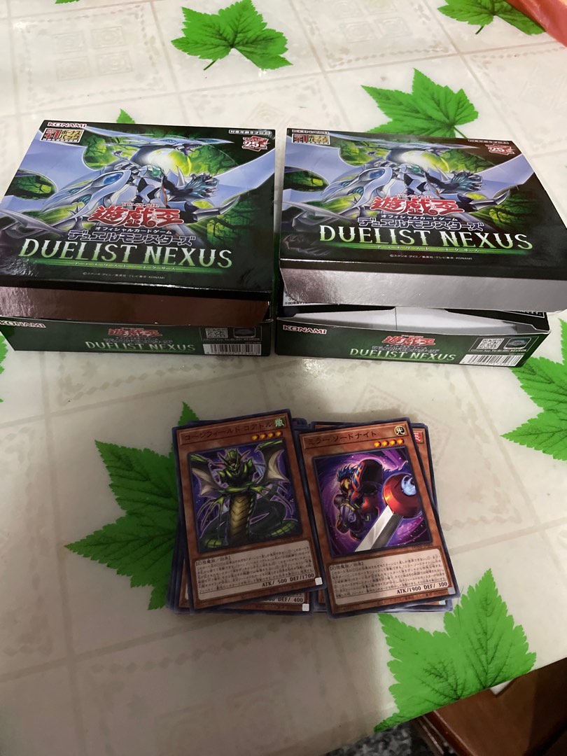 Yu gi oh duelist nexus rare/common cards 3 box , Hobbies & Toys, Toys & Games on Carousell