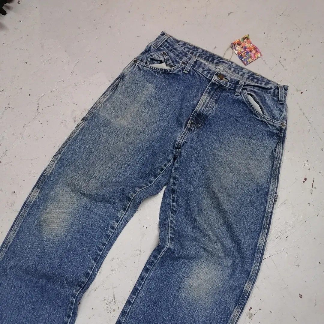 2000s Single Knee Carpenter pants, Men's Fashion, Bottoms, Jeans on Carousell