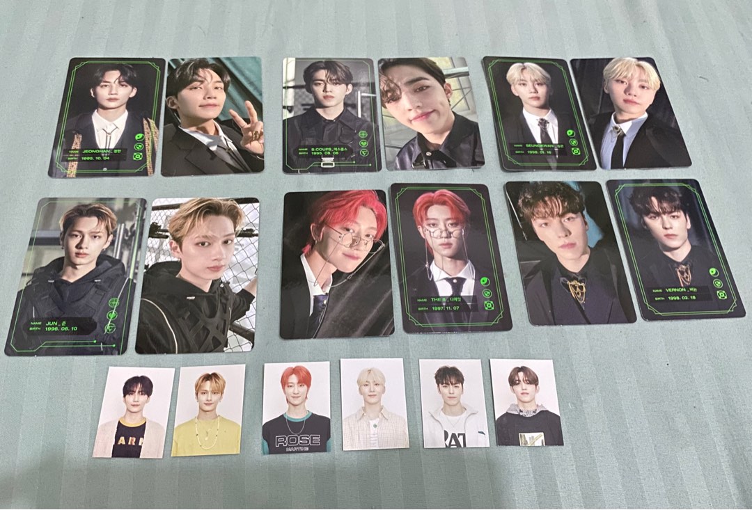 2022 Carat Membership Kit Photocards (Per Member Pair), Hobbies & Toys ...