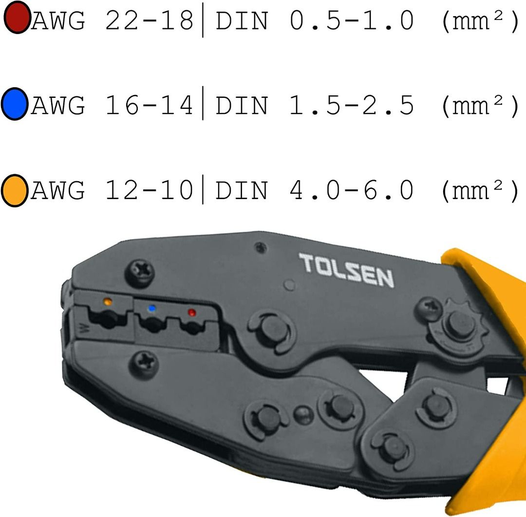 3230) CRIMP PLIER CRIMP PLIER CRIMP PLIER FASTON TERMINALS 5 ...
