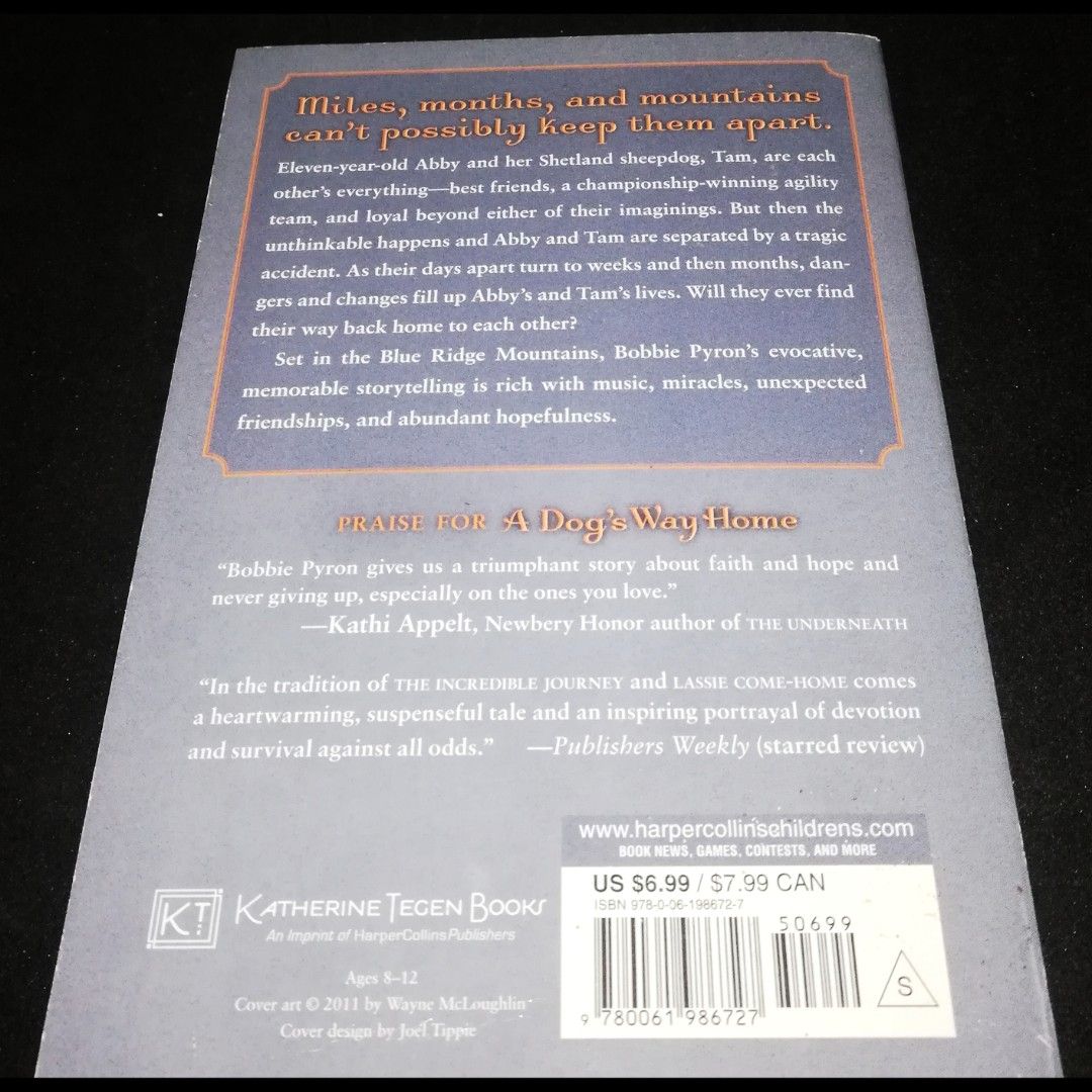 A Dog's Way Home By Bobbie Pyron, Hobbies & Toys, Books & Magazines ...