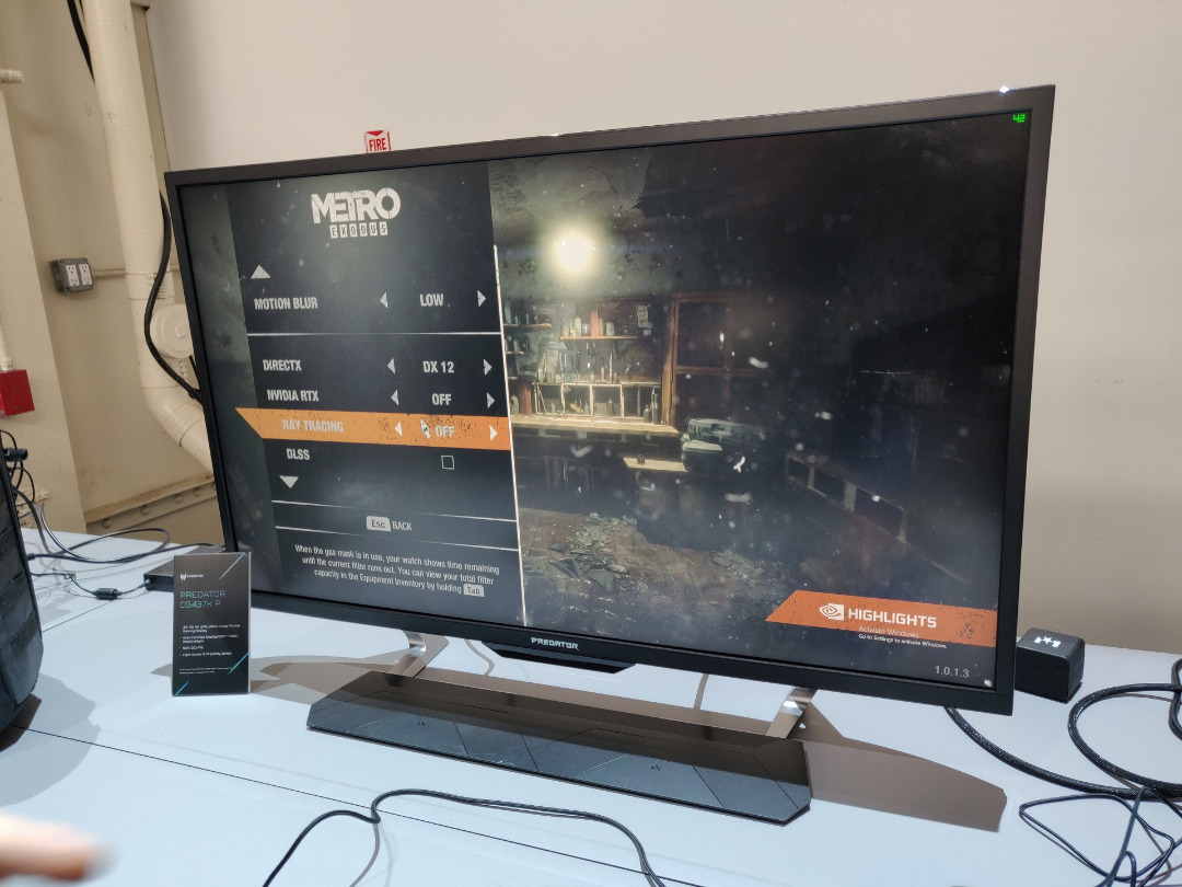 Acer Predator 43inch 4K 144Hz 1ms Gaming Monitor 43" 4K UHD CG437K P ...