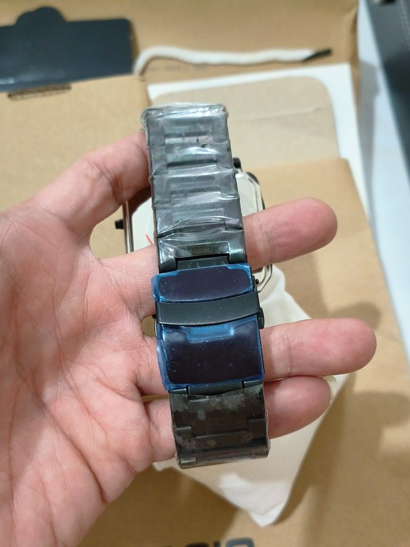 AD Steel Square Watch, Men's Fashion, Watches & Accessories, Watches on ...