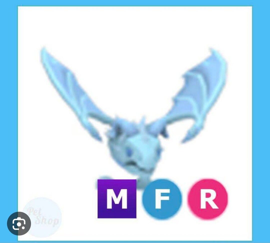 Adopt Me Mega frost Dragon, Video Gaming, Video Games, Others on Carousell