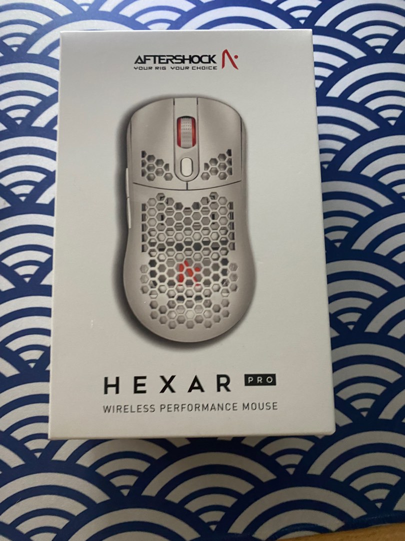 Aftershock Hexar Pro Wireless Gaming Mouse(White), Computers & Tech ...
