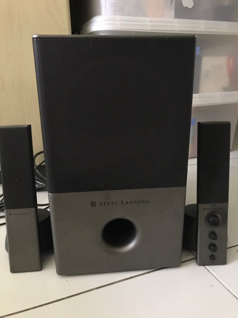 Altec Lansing sub-woofer speaker, Audio, Soundbars, Speakers & Amplifiers on Carousell