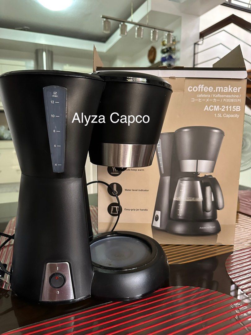 American Home ACM-2115B coffee maker, TV & Home Appliances, Kitchen Appliances, Coffee Machines ...