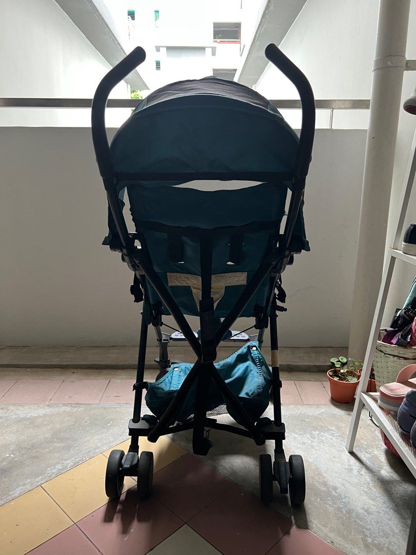Umbrella stroller (buggy )Aprica stroller green at sembawang,, Babies ...