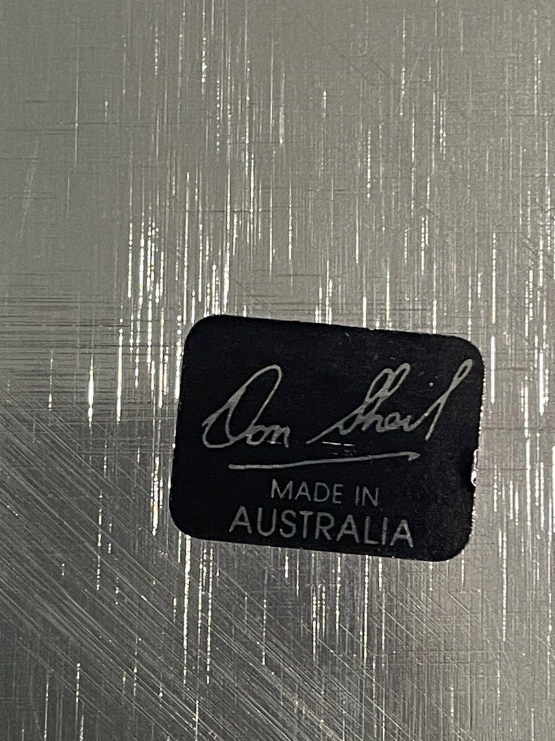 (As new, unused) - Handcrafted alloy serving tray by Don Sheil ...