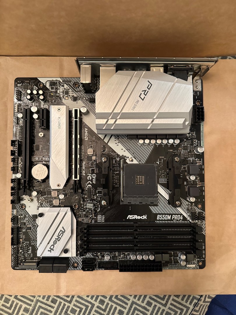 ASRock B550M Pro 4, mATX, Computers & Tech, Parts & Accessories ...