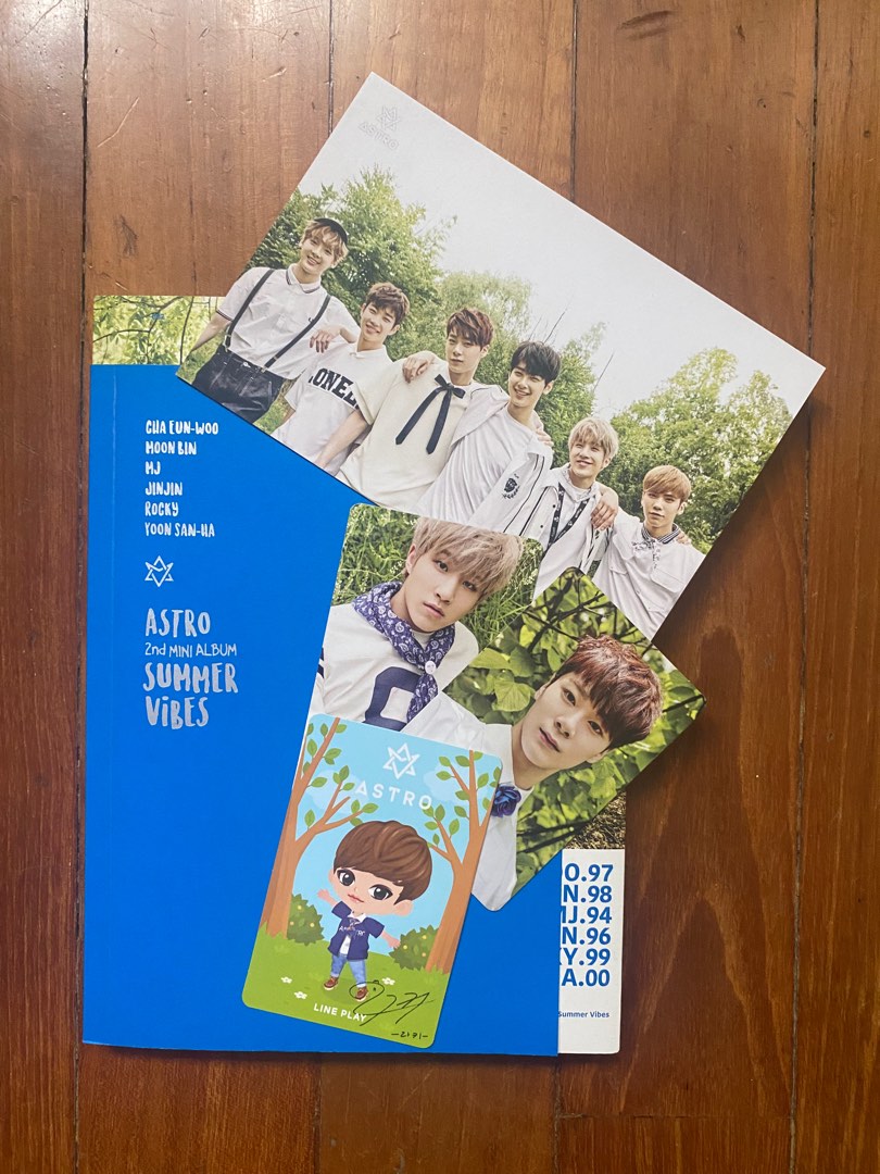ASTRO - SUMMER VIBES (2nd Mini Album), Hobbies & Toys, Memorabilia ...