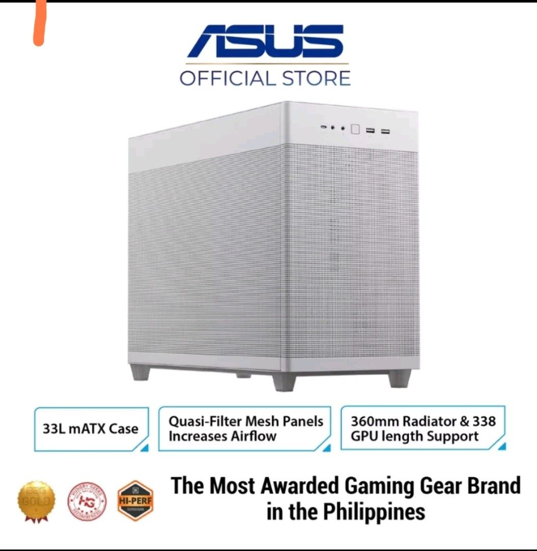 Asus AP201 Mesh Panel M-ATX Case, Computers & Tech, Parts & Accessories ...