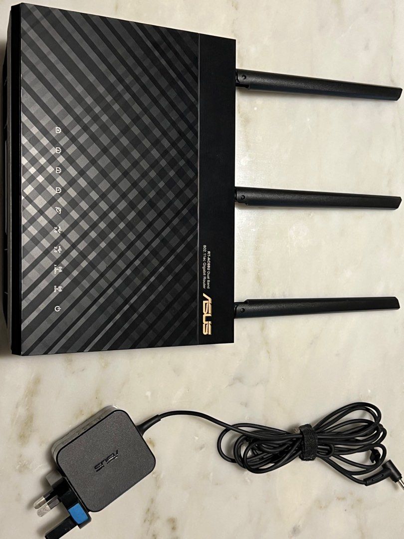 ASUS RT-AC68U dual band wifi router x 2, TV & Home Appliances ...
