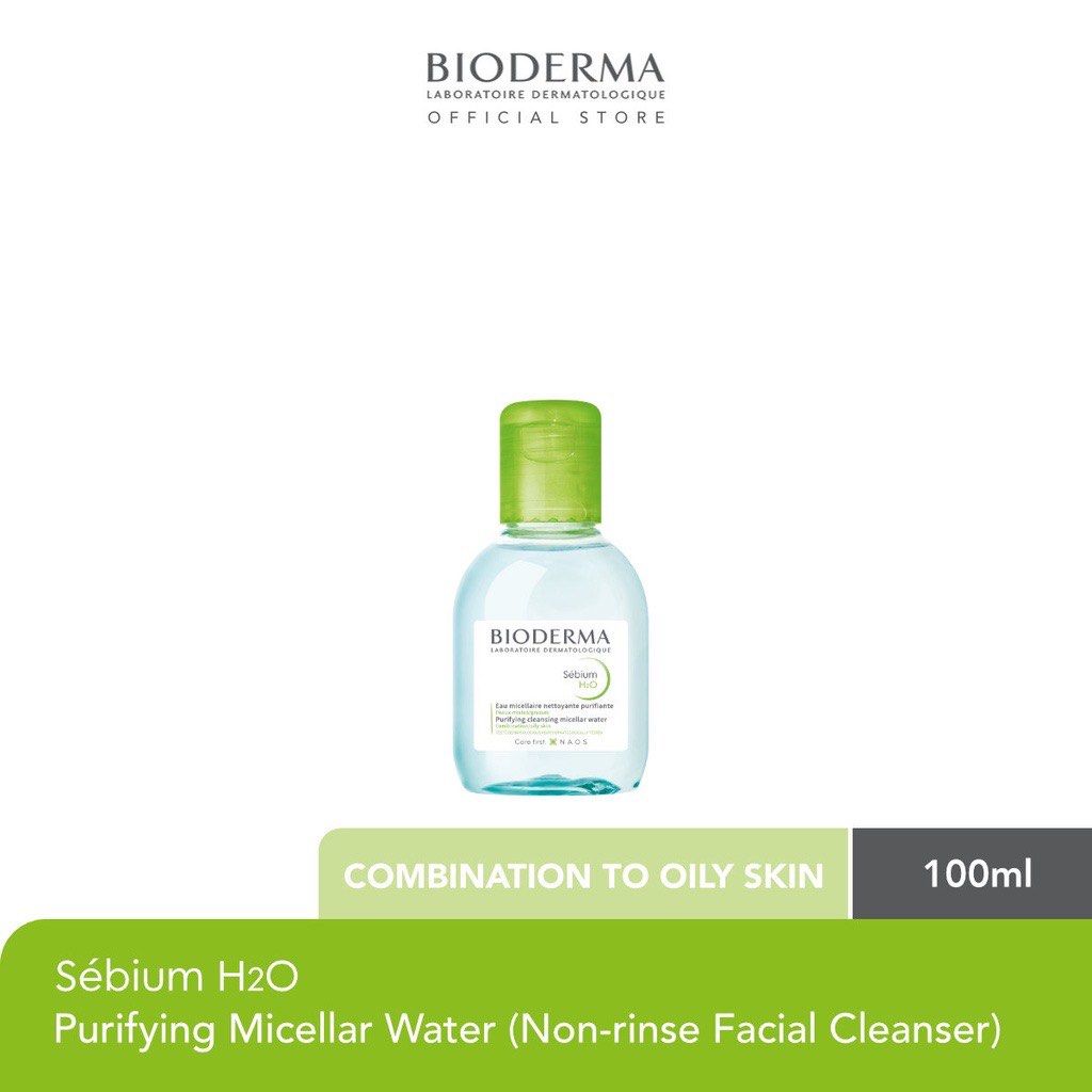 Bioderma Sebium H2O Purifying Micellar Water (Facial Non-Rinse Cleanser ...