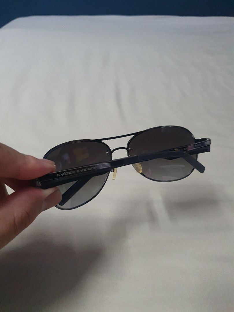 BLACK SUNGLASSES (Cyber eyeworks), Men's Fashion, Watches & Accessories ...